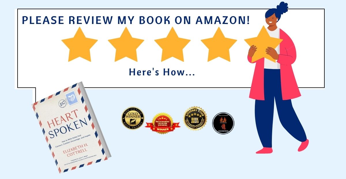 How to Leave Me an Amazon Book Review - Heartspoken