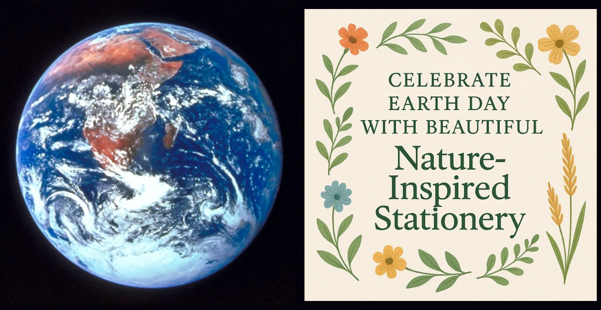 Celebrate Earth Day with Nature-Inspired Stationery